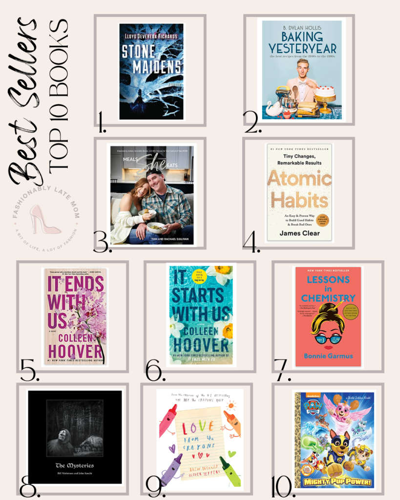 What to Read: Top 10 Books on Amazon - Fashionably Late Mom