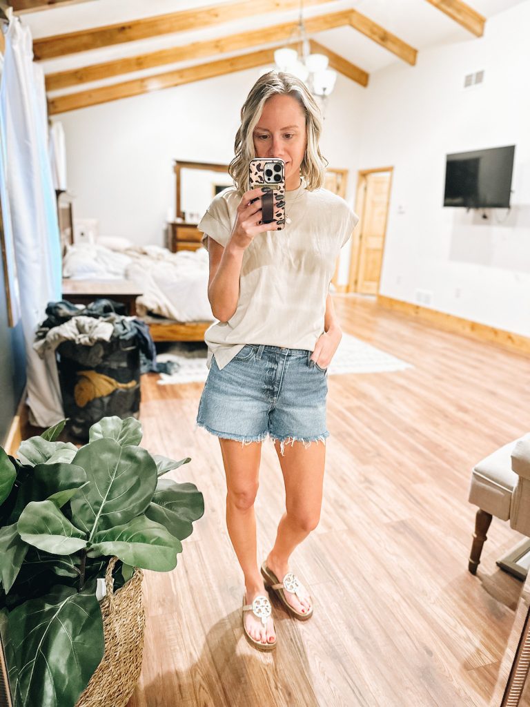 Target Tuesday: New Denim Shorts for Women - Fashionably Late Mom